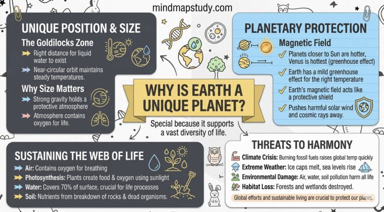 Our Home: Earth a Unique Life Sustaining Planet Class 8 Free notes and ...